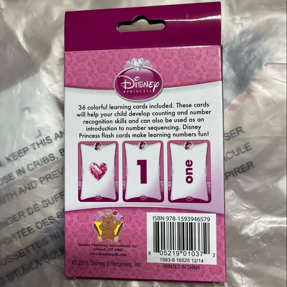 Disney | Toys | Disney Princess Learning Cards | Poshmark